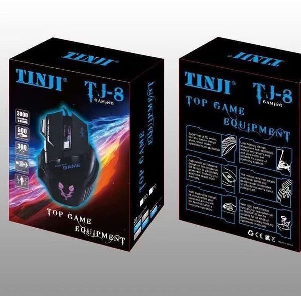Chuột Chơi Game TINJI TJ-8 Có Dây 6/7 Nút 5500 DPI Quang USB giá sỉ giá sỉ, giá bán buôn - Thị ...
