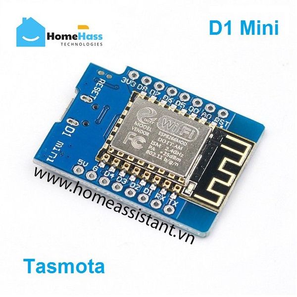 Bo Mạch Wifi ESP8266 NodeMCU D1 Mini Nạp Sẵn Firmware Tasmota (Hỗ trợ ...