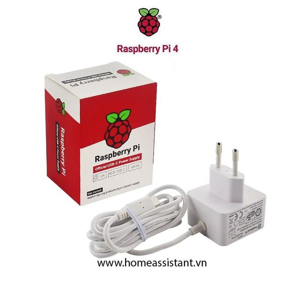 Nguồn Adapter Chính Hãng Cho Raspberry Pi 4 Type C (5.1V/3A) giá sỉ ...