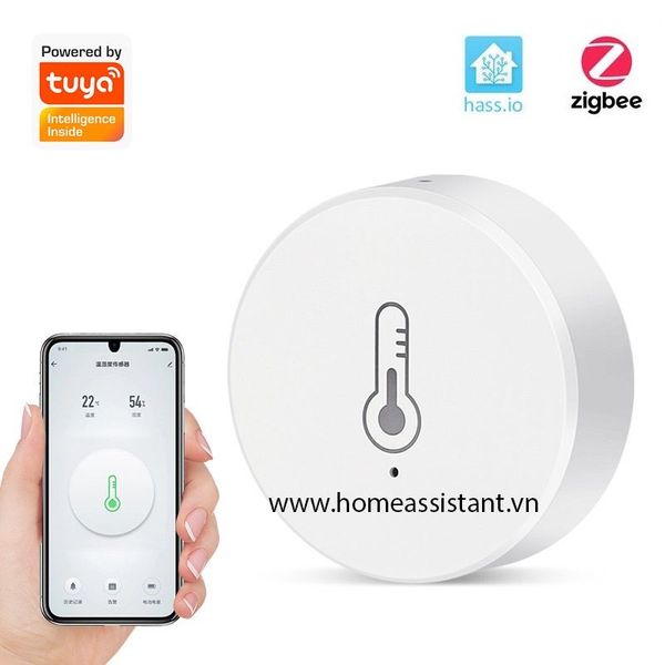 Cảm Biến Nhiệt Độ Độ Ẩm Zigbee Tuya ZTH02 (Hỗ trợ Home Assistant) ZHA Zigbee2MQTT Hass giá sỉ ...
