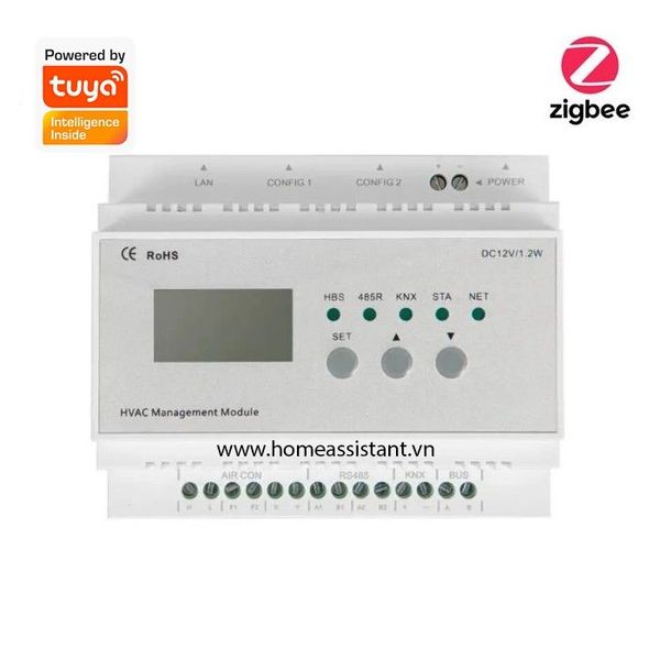 Bộ Điều Khiển Điều Hòa Trung Tâm VRV Daikin KNX Modbus RS485 Zigbee Wifi Tuya VRV01 (Hỗ trợ ...
