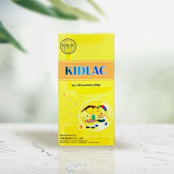 Men vi sinh hỗ trợ tiêu hóa cho trẻ KIDLAC ( hộp 30 gói ) giá sỉ, giá ...