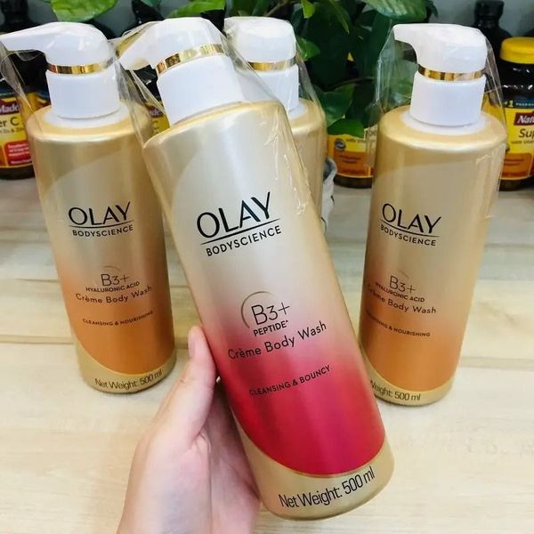 SỮA TẮM OLAY B3+ PEPTIDE CLEANSING & BOUNCY 500ML giá sỉ, giá bán buôn ...