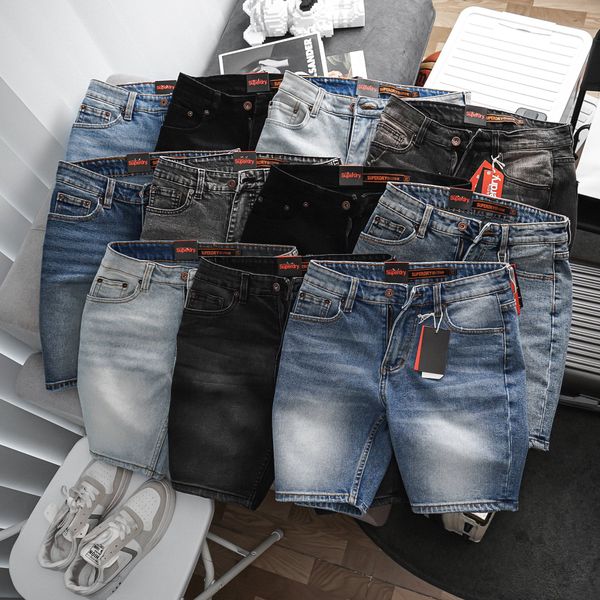 Quần short jean nam, quần jean đùi thời trang nam, chất vải dày bị dặn ...