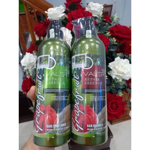Combo Dầu Gội Xả Xịt Tóc Bưởi Grapefruit VALERT PULS Kích Thích Mọc Tóc ...