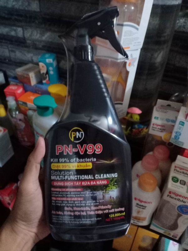 Nước lau đa năng PN-V99 chai 1 lít - dạng chai xịt tẩy rửa vệ sinh bề ...