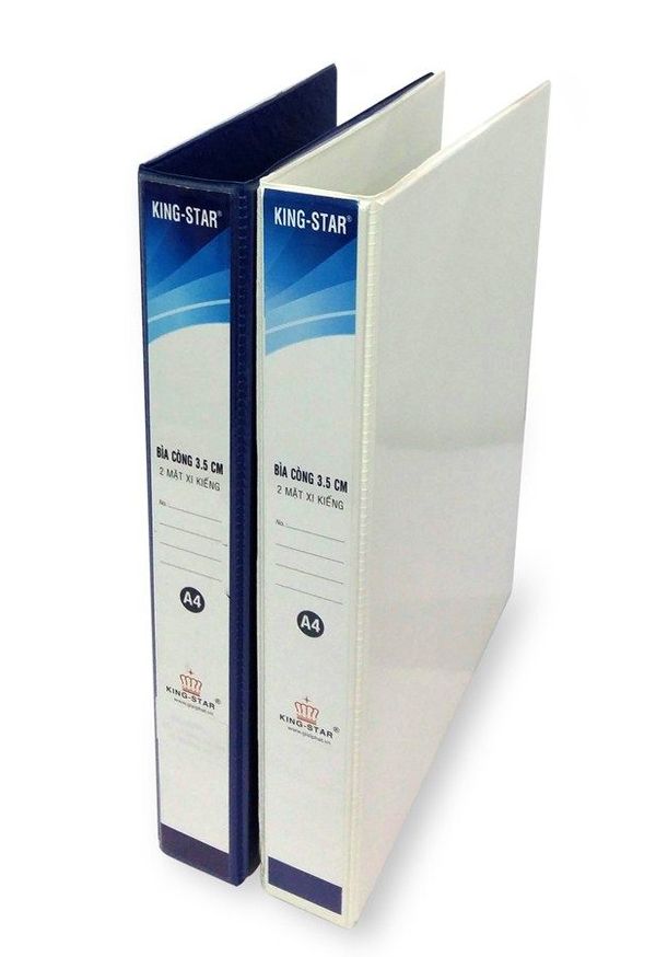 Bìa còng 3.5cm xi kiếng A4 - 2 còng Kingstar giá sỉ, giá bán buôn - Thị ...