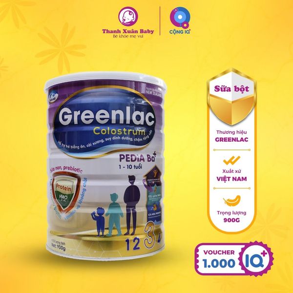 Sữa bột Greenlac Colostrum Pedia BA+ cho trẻ biếng ăn, suy dinh dưỡng ...