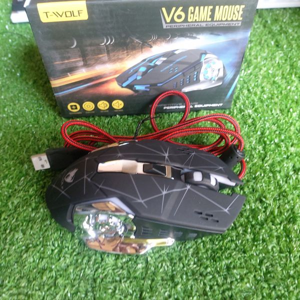 Chuột gaming V6 LED Twolf 5 phím chức năng chính hãng giá sỉ, giá bán buôn - Thị Trường Sỉ
