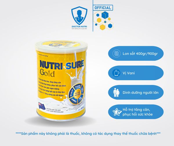 Sữa Tăng Cân Nutri Sure Gold Chính Hãng - Sữa Dinh Dưỡng Tăng Cân Cho ...