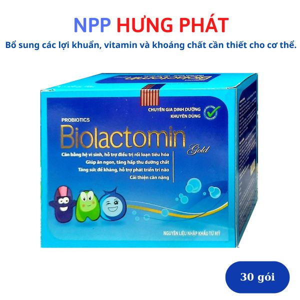 Men tiêu hóa vi sinh Biolactomin Gold giúp ăn ngon , tiêu hóa khỏe ...