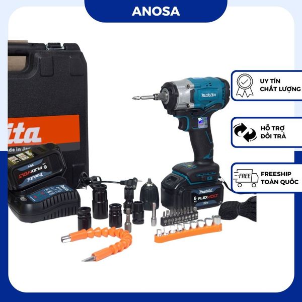 Máy siết bulong Makita 20v không chổi than, máy bắn bulong hàng cao cấp giá sỉ, giá bán buôn ...