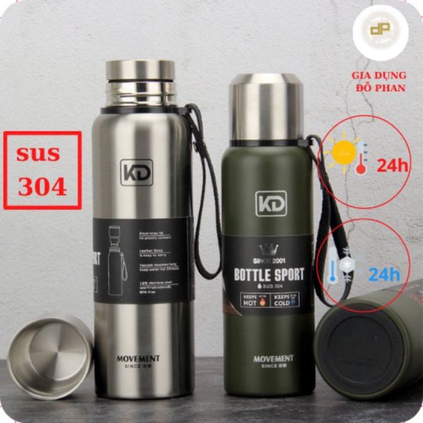 Bình giữ ấm inox 304 thời thượng 3 lớp , giữ nóng-lạnh 24h, dung lượng 520ml, 750ml, 1000ml ...