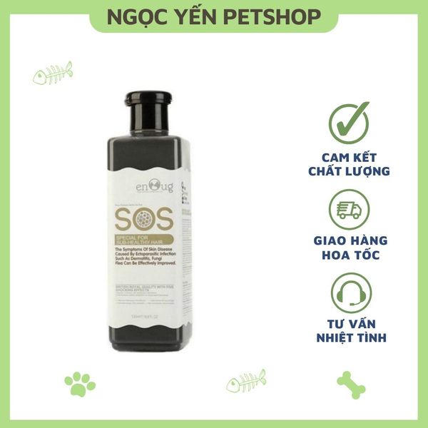 Sữa tắm SOS màu đen diệt khuẩn, phục hồi da và trừ ve rận 530ml giá sỉ ...