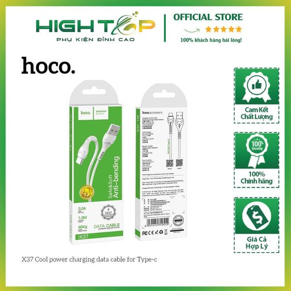 Cáp sạc Borofone X37 - Hỗ trợ sạc nhanh và tính năng bảo vệ thông minh ...