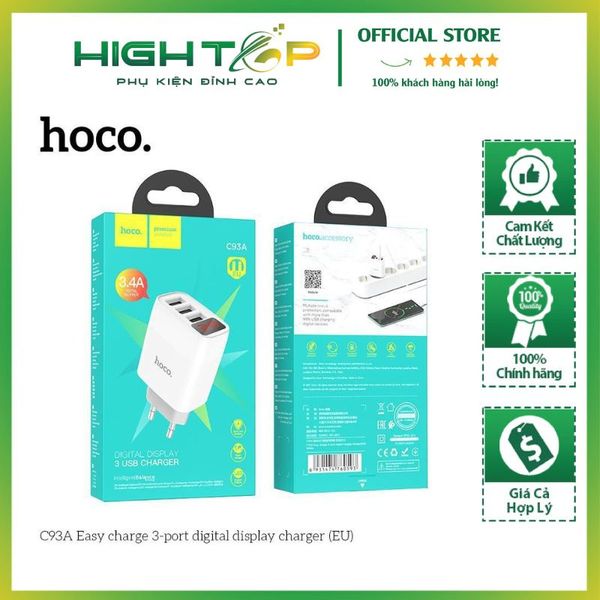 Củ sạc HOCO C93A chính hãng giá tốt nhất tại Việt Nam giá sỉ, giá bán buôn - Thị Trường Sỉ