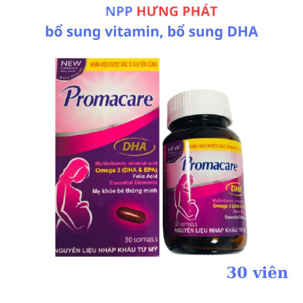 Viên uống PROMACARE DHA bổ sinh vitamin tổng hợp cho phụ nữ có thai và ...