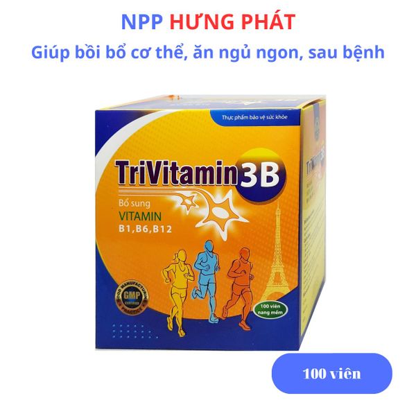 Trivitamin 3B bồi bổ sức khỏe, Vitamin 3B nâng cao thể trạng, hỗ trợ ...