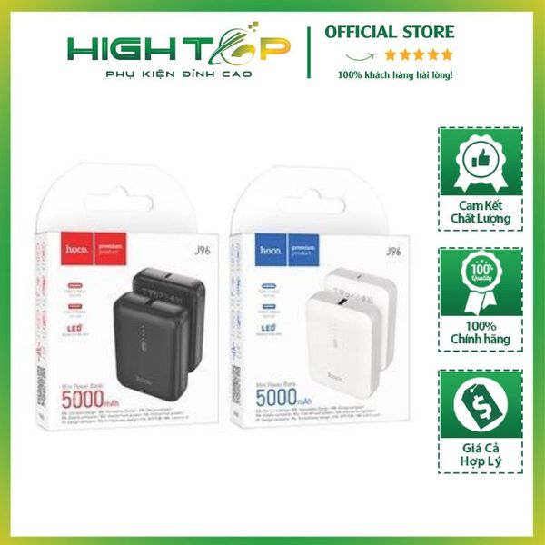 Pin dự phòng HOCO J96 5000mAh - Giải pháp sạc nhanh, nhỏ gọn, tiện lợi cho điện thoại của bạn ...