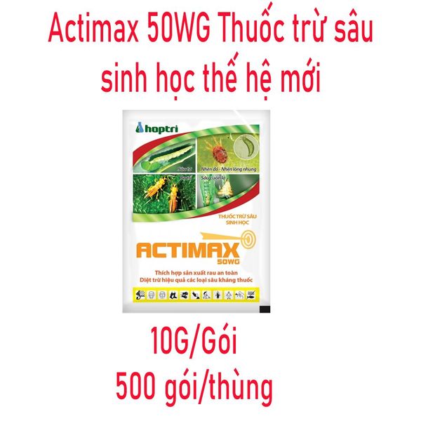 Actimax 50WG Thuốc trừ sâu sinh học thế hệ mới (Gói 10g) giá sỉ, giá ...
