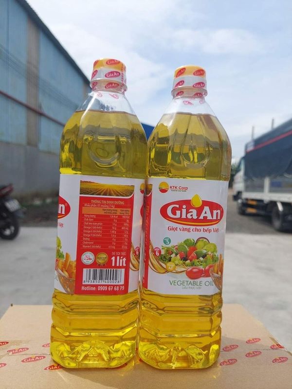 Dầu ăn dinh dưỡng Gia An 1L giá sỉ, giá bán buôn - Thị Trường Sỉ