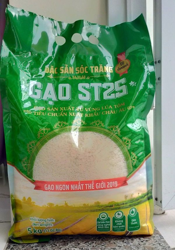 Gạo ST25- Vinaseed- 5kg/ ST25 Rice- 5kg- Vinaseed giá sỉ, giá bán buôn ...
