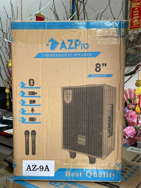 Loa Kéo AZpro AZ9A Bass20 Kèm 2 Mic giá sỉ, giá bán buôn - Thị Trường Sỉ