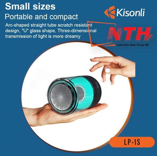 LOA KISONLI LP-1S BLUETOOTH/TF/FM RGB CÔNG SUẤT 8W*1 giá sỉ, giá bán buôn - Thị Trường Sỉ