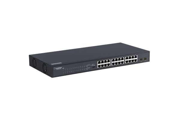 24-Port Gigabit + 2-Port SFP Unmanaged Switch Sundray X-Link XS1550U ...