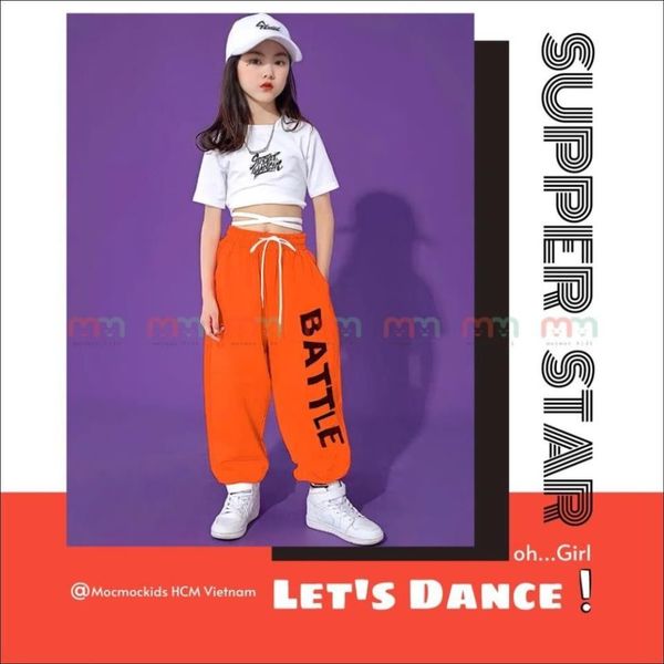 Bộ bé gái áo croptop cột dây quần jogger thun cotton cao cấp,18- 42kg, Top1Kids_210843_sg2 giá ...