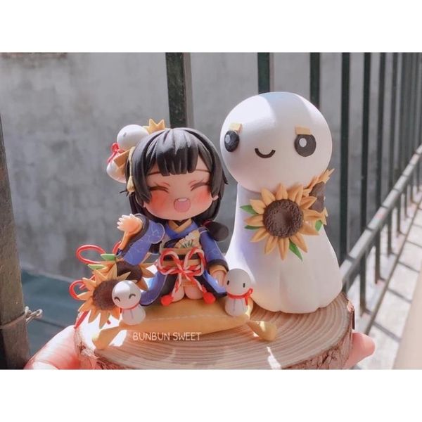 (Ngừng nhận)Tượng chibi mô hình đất sét theo yêu cầu giá sỉ, giá bán ...