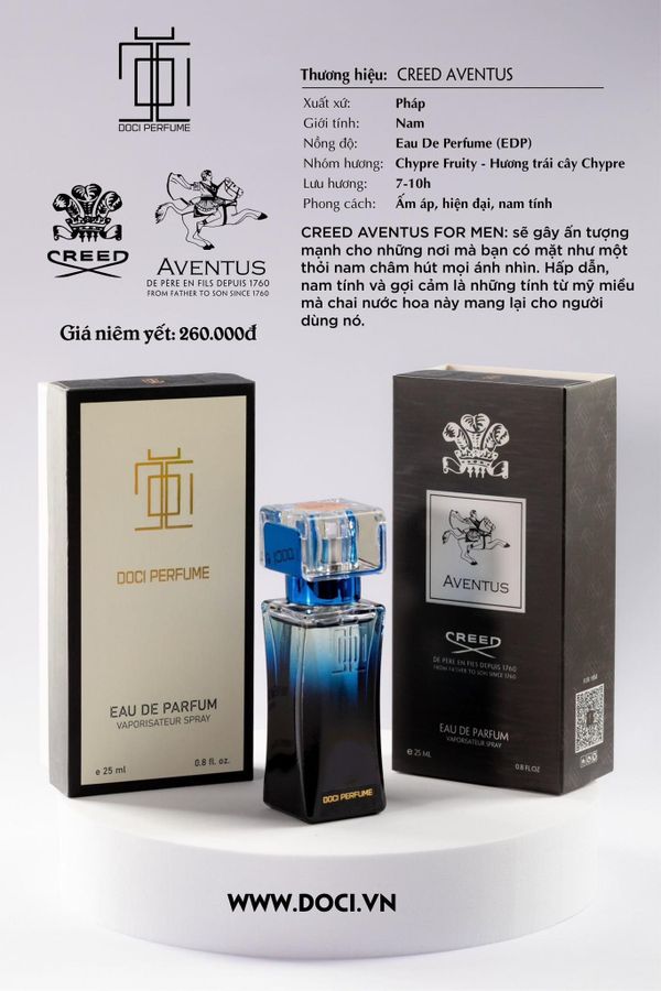 Nước Hoa Creed Aventus - DOCI Perfume Chai 25ml giá sỉ, giá bán buôn ...
