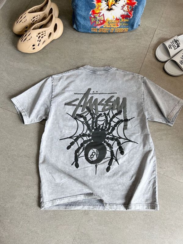 Áo wash Stussy Spider (in nổi) giá sỉ, giá bán buôn - Thị Trường Sỉ