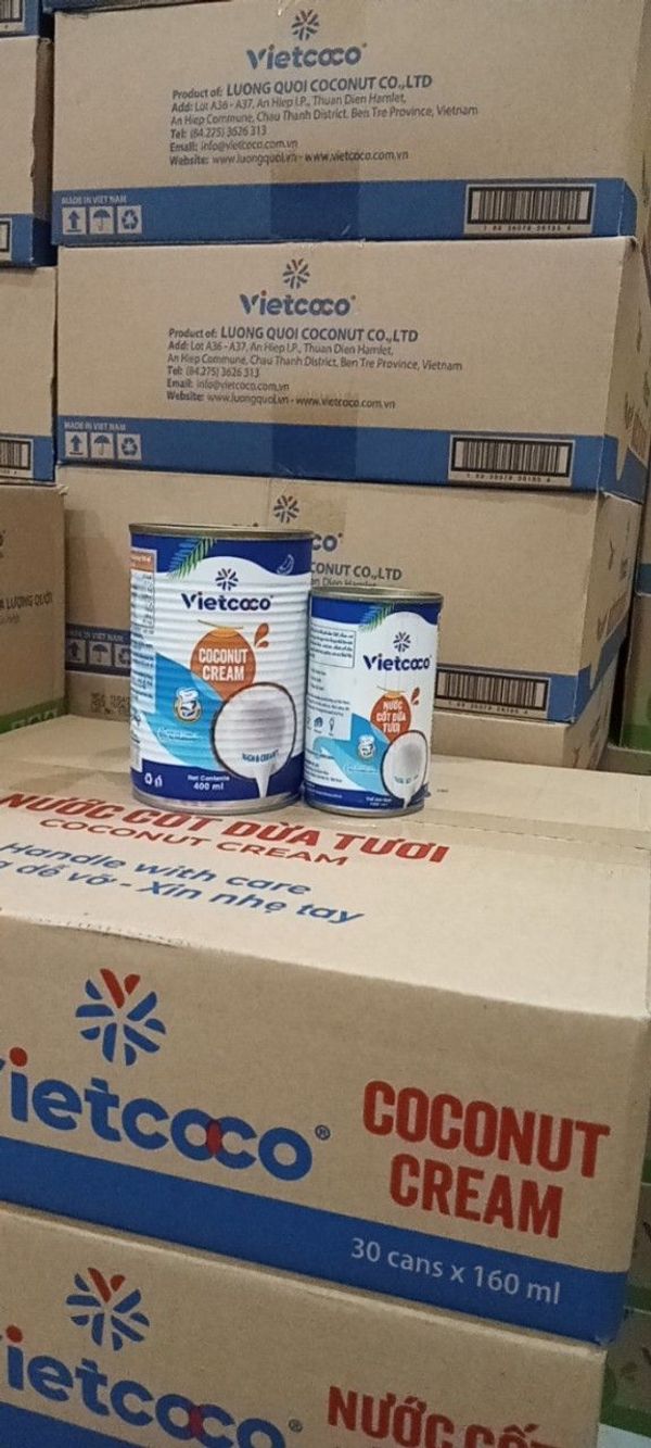 Nước cốt dừa tươi Vietcoco lon 400ml giá sỉ, giá bán buôn - Thị Trường Sỉ