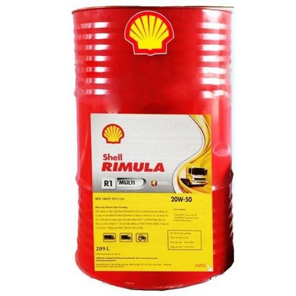 Dầu động cơ Shell Rimula R1 Multi - 209L giá sỉ, giá bán buôn - Thị ...