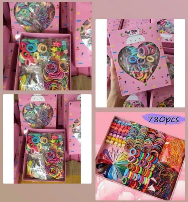 Hộp thun buộc cột tóc 780 chi tiết giá sỉ, giá bán buôn - Thị Trường Sỉ