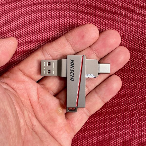 USB OTG 3.2 Hiksemi Flash Dual Slim 32GB 64GB Có 2 Đầu USB + Type-C Tốc ...