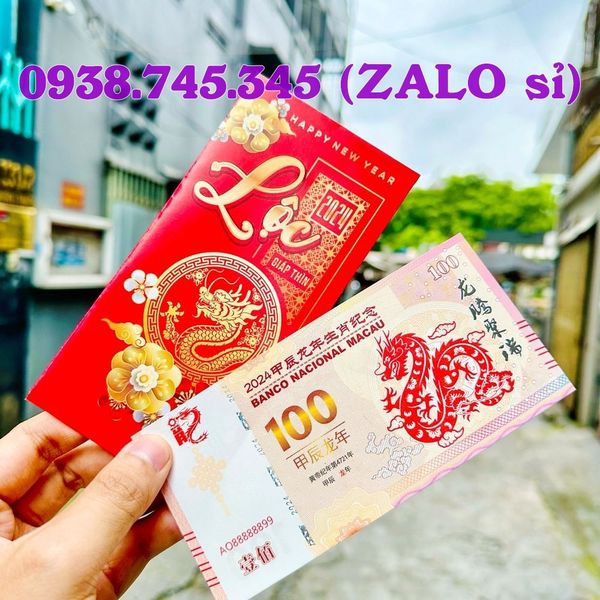 Lì Xì Tết 2024 Hình Rồng Macau 100 giá sỉ giá sỉ, giá bán buôn - Thị ...