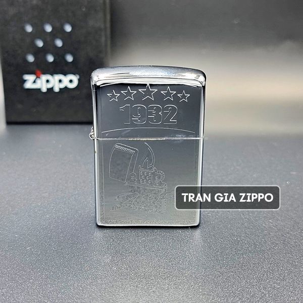 🔥Zippo Classic Chrome Khắc Logo ZIPPO 1932 giá sỉ, giá bán buôn - Thị Trường Sỉ