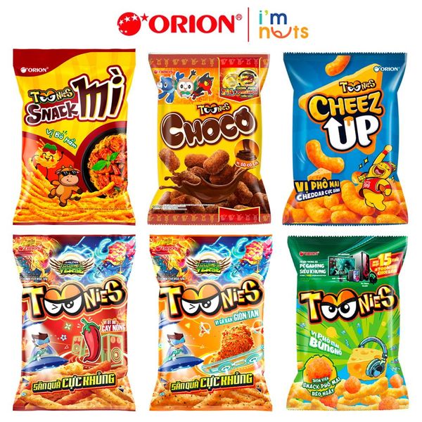 Bánh Snack Toonies Orion đủ vị gói nhỏ và gói lớn giá sỉ, giá bán buôn ...