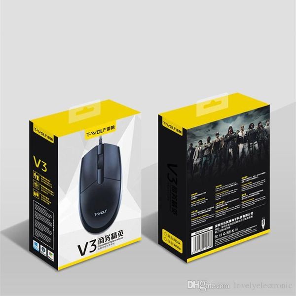 Chuột Máy Tính T Wolf V3 Mouse Laptop Có Dây Văn Phòng Gaming giá sỉ ...