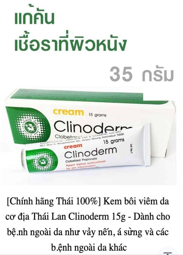Kem trị vảy nến, á sừng Clinoderm Thái Lan giá sỉ, giá bán buôn - Thị ...