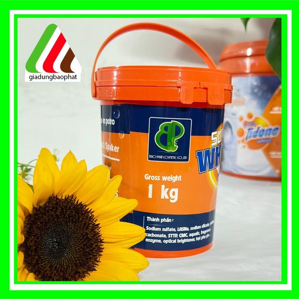 Bột Giặt Xô 1kg Super White - Tẩy Sạch Đến 99% Vết Bẩn Cứng Đầu giá sỉ, giá bán buôn - Thị Trường Sỉ