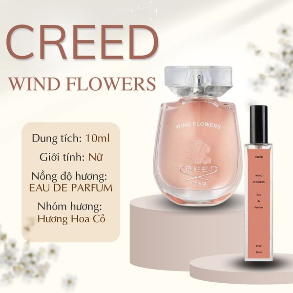 Nước Hoa Nữ Creed Wind Flower chiết 10ml giá sỉ, giá bán buôn - Thị ...