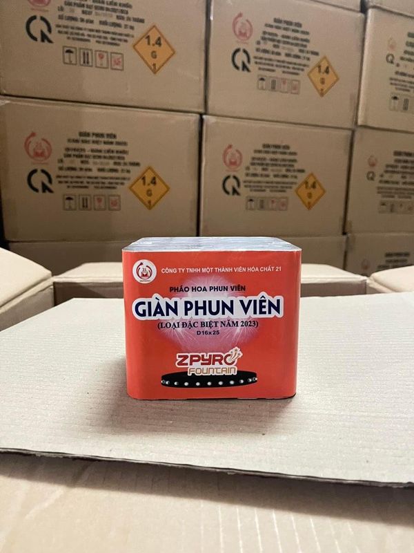pháo hoa giàn phun viên đặc biệt bản NEW 2023 của nhà máy Z21 Bộ quốc ...