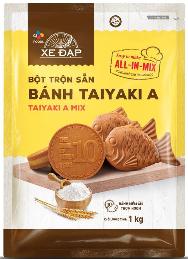 Bột Làm Bánh Cá, Bánh Đồng Xu Taiyaki A CJ 1kg giá sỉ, giá bán buôn - Thị Trường Sỉ