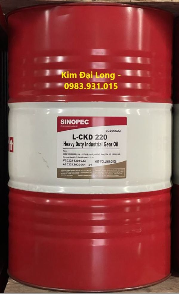 Dầu Bánh Răng Sinopec L-CKD 220 - 200L giá sỉ, giá bán buôn - Thị Trường Sỉ