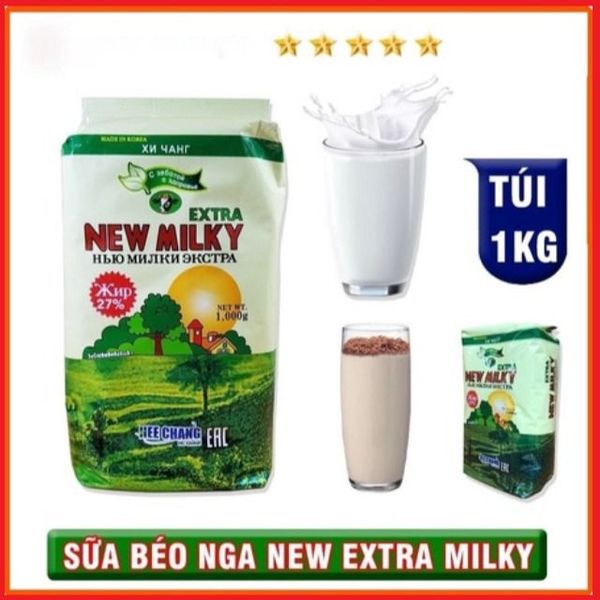SỮA BÉO NGA NEW EXTRA MILKY 1KG CTB436 - BECHIP giá sỉ, giá bán buôn - Thị Trường Sỉ