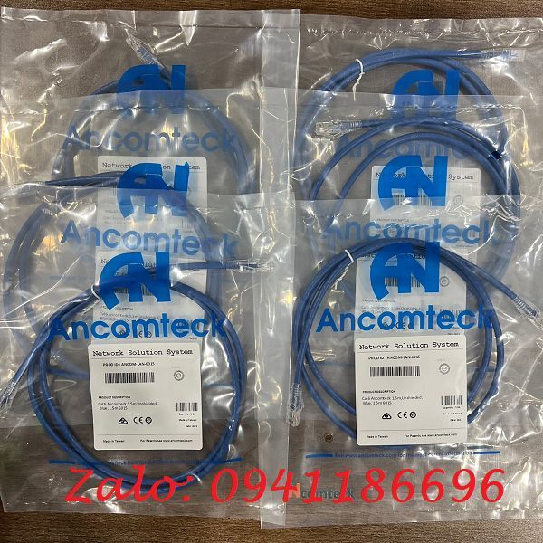 Dây nhảy patch cord CAT6 loại 3m lõi đồng 100%, pass Fluke ANCOM-LAN ...