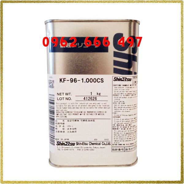 SHINETSU KF 96 1000CS , Dầu bôi trơn Shin-Etsu giá sỉ, giá bán buôn - Thị Trường Sỉ